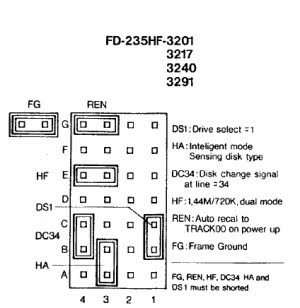 Akai Sampler Blog: Akai S1100 floppy drive replacement