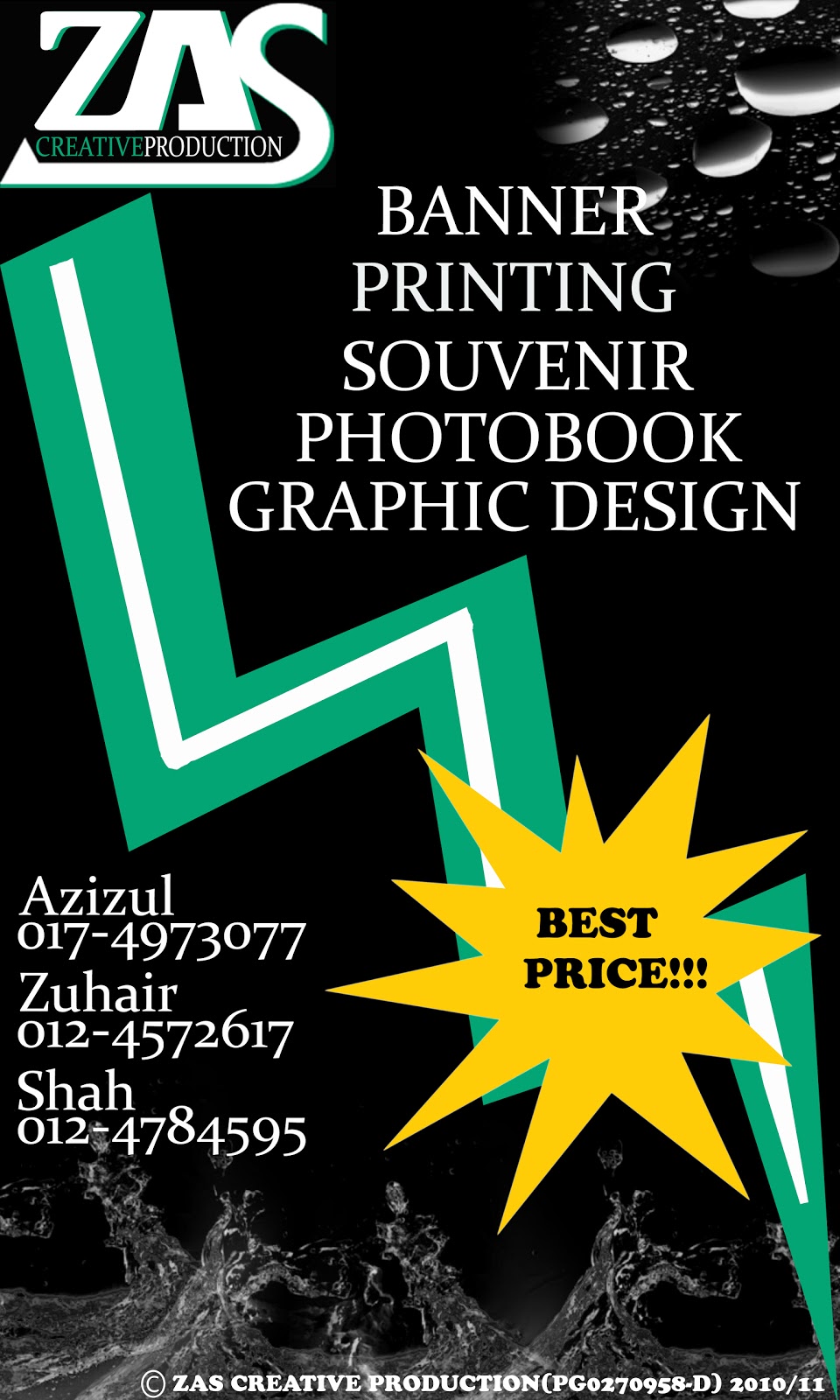 ZAS Creative Production: Flyer's Design