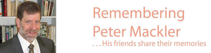 Remembering Peter Mackler