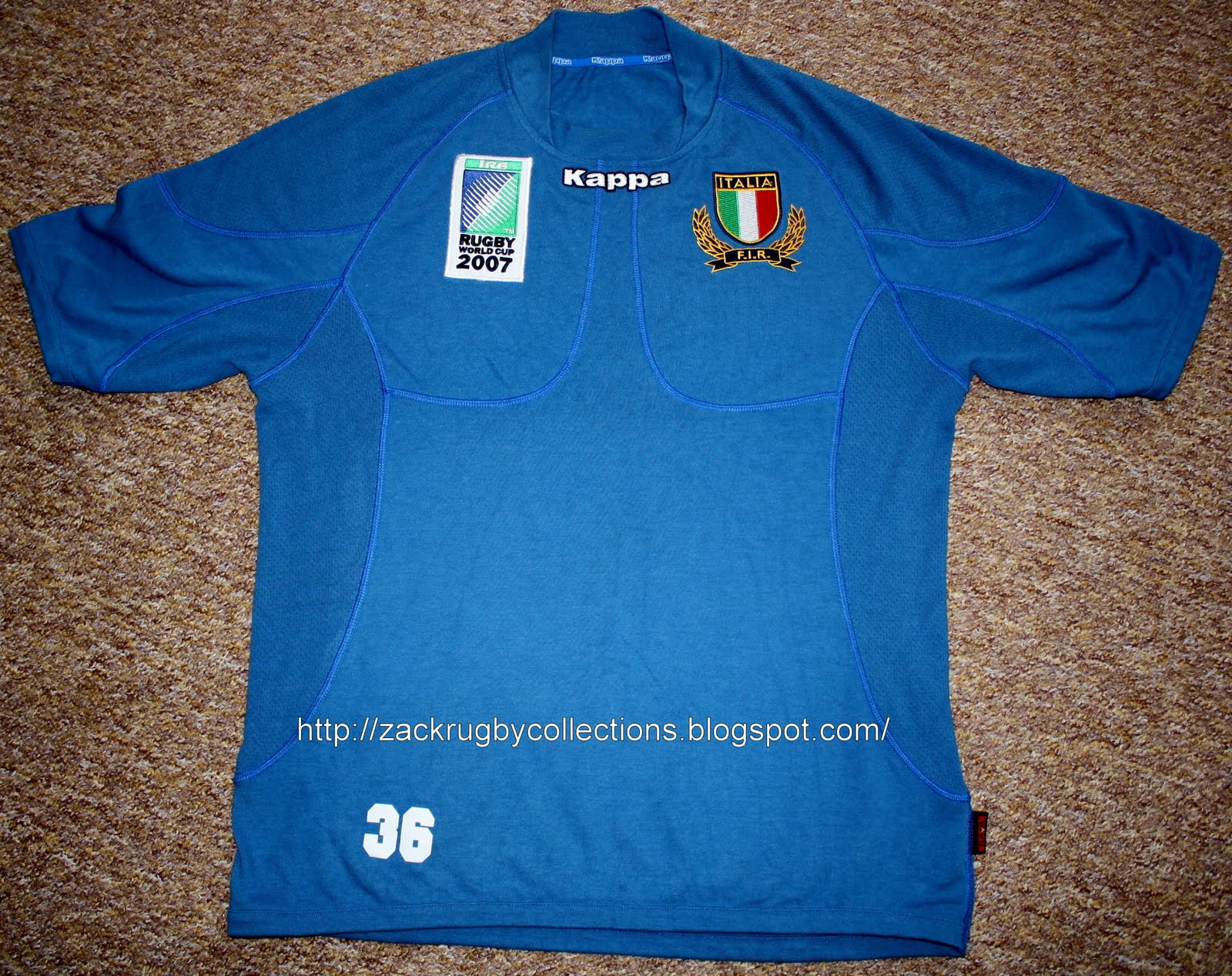 ZackRugby Collections®: Special Edition: Italy Training Test SS Rugby ...