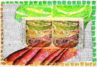 Art off the grid: double vision