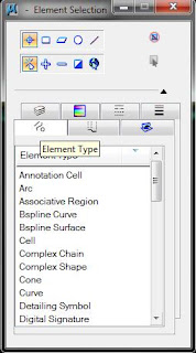 Best of both worlds: Microstation Tip: Element Selection