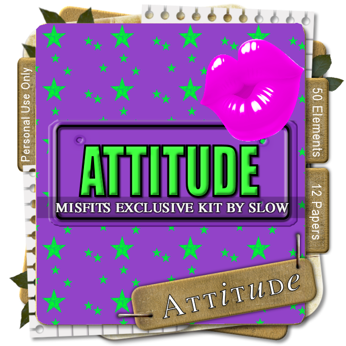 Creative Misfits Creations: Scrap Kits - Attitude Theme
