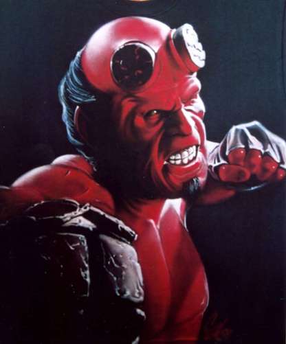 Hellboy Character Airbrush Designs | Car Modification 2011