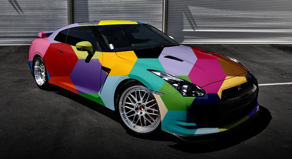 Custum Airbrush Cool Colors on Fast Car | Car Modification 2011