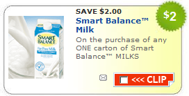New Printable Smart Balance Milk Coupon
