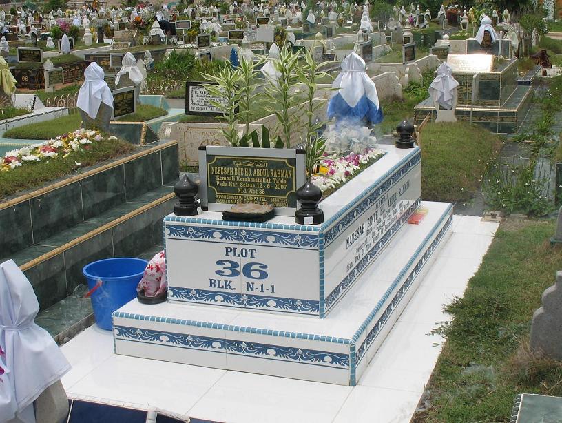 kubur Islam di singapura yg diharamkn Islam | ini la sye