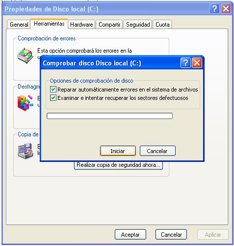 Mejoras, Tips y Trucos de Computacion: Optimiza Windows XP: CHKDSK ...