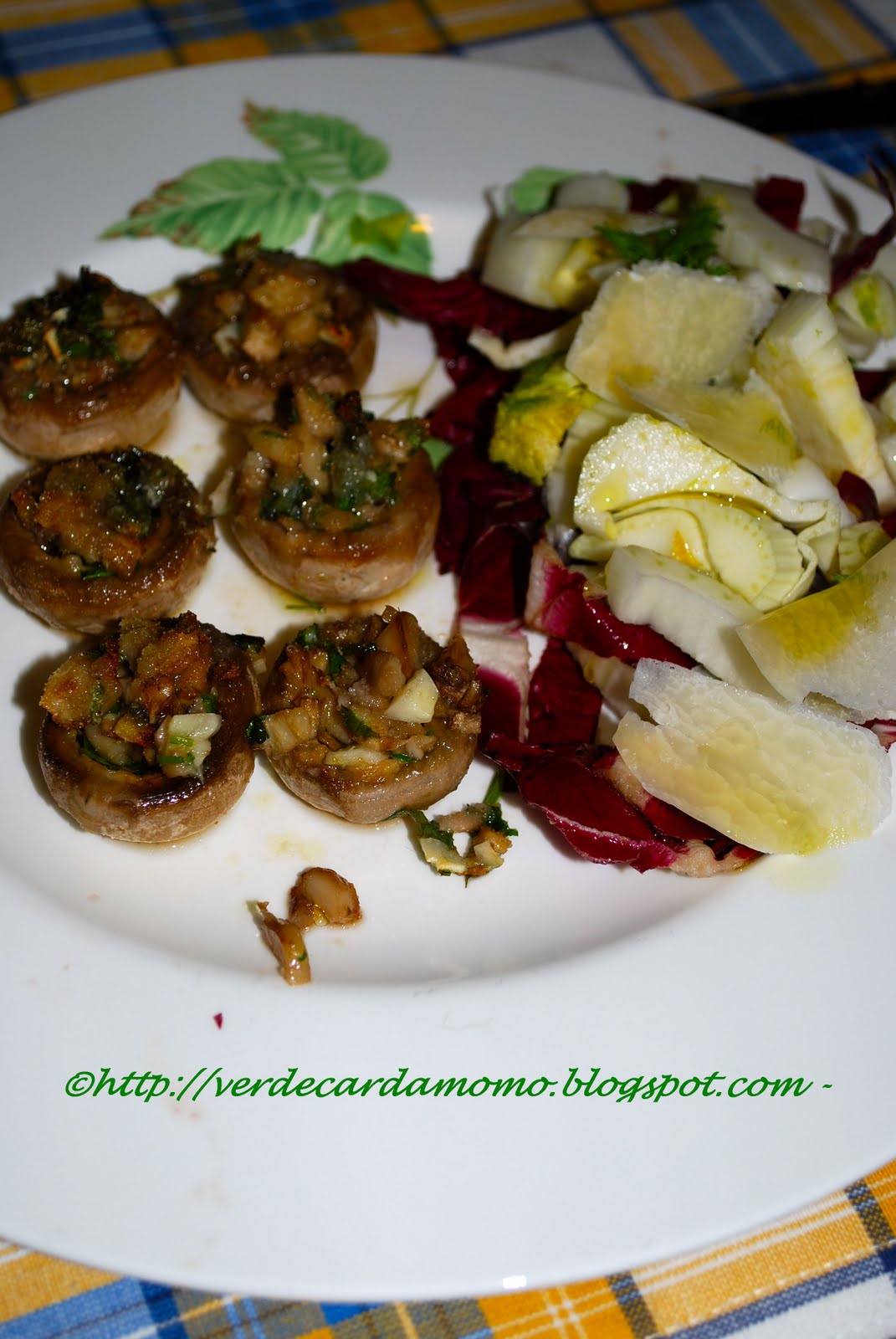 FUNGHETTI GRATINATI | Verde Cardamomo