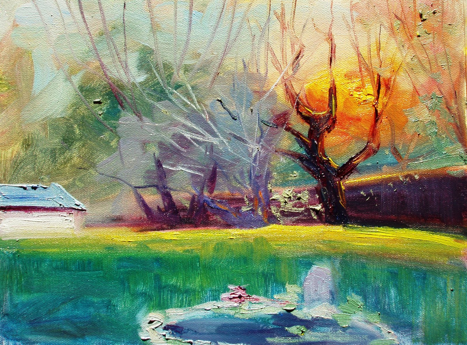 Capturing a Fleeting Moment ------- Weiming Zhao's Daily Plein Air ...