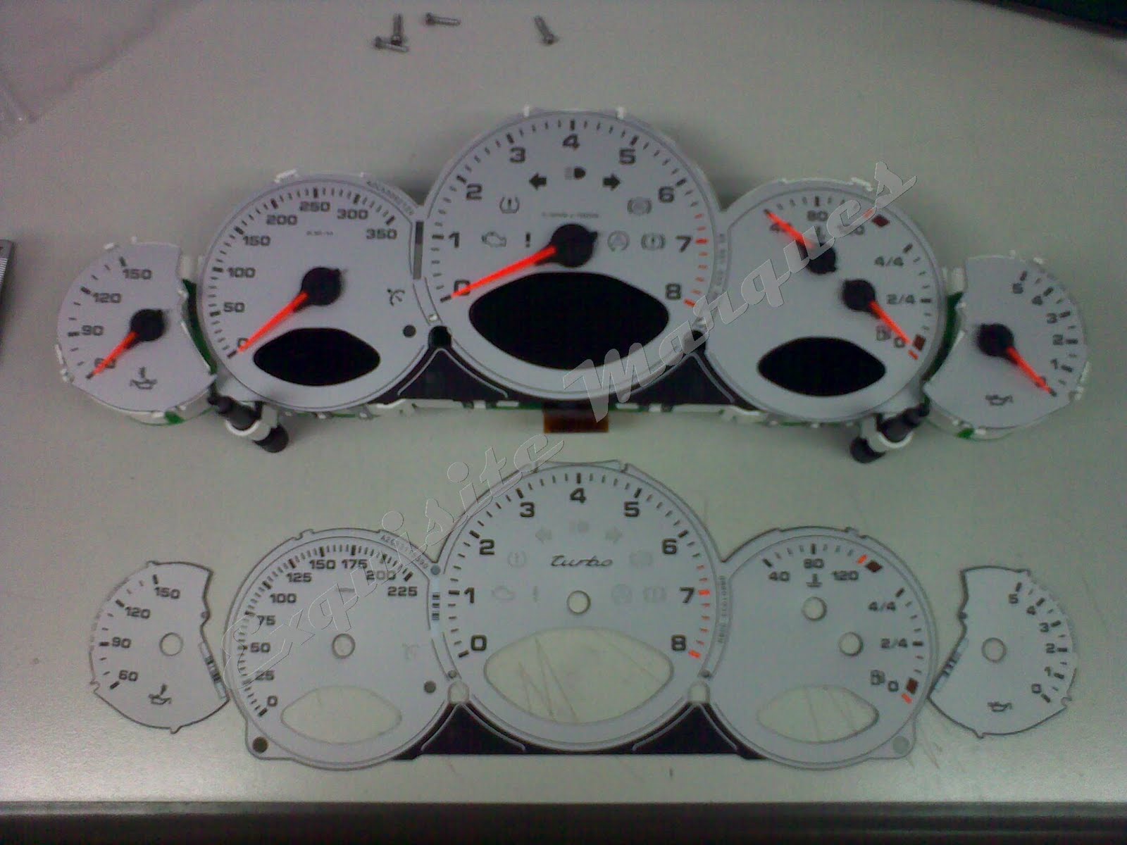 Exquisite Marques: Porsche 997 Turbo Speedometer Dials Replacement