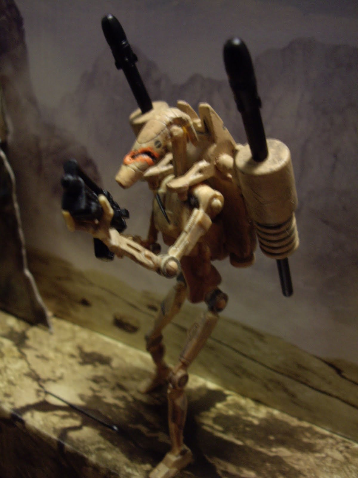 Star Wars: Customs for the Kid: Battle Damaged Jet Pack Battle Droid