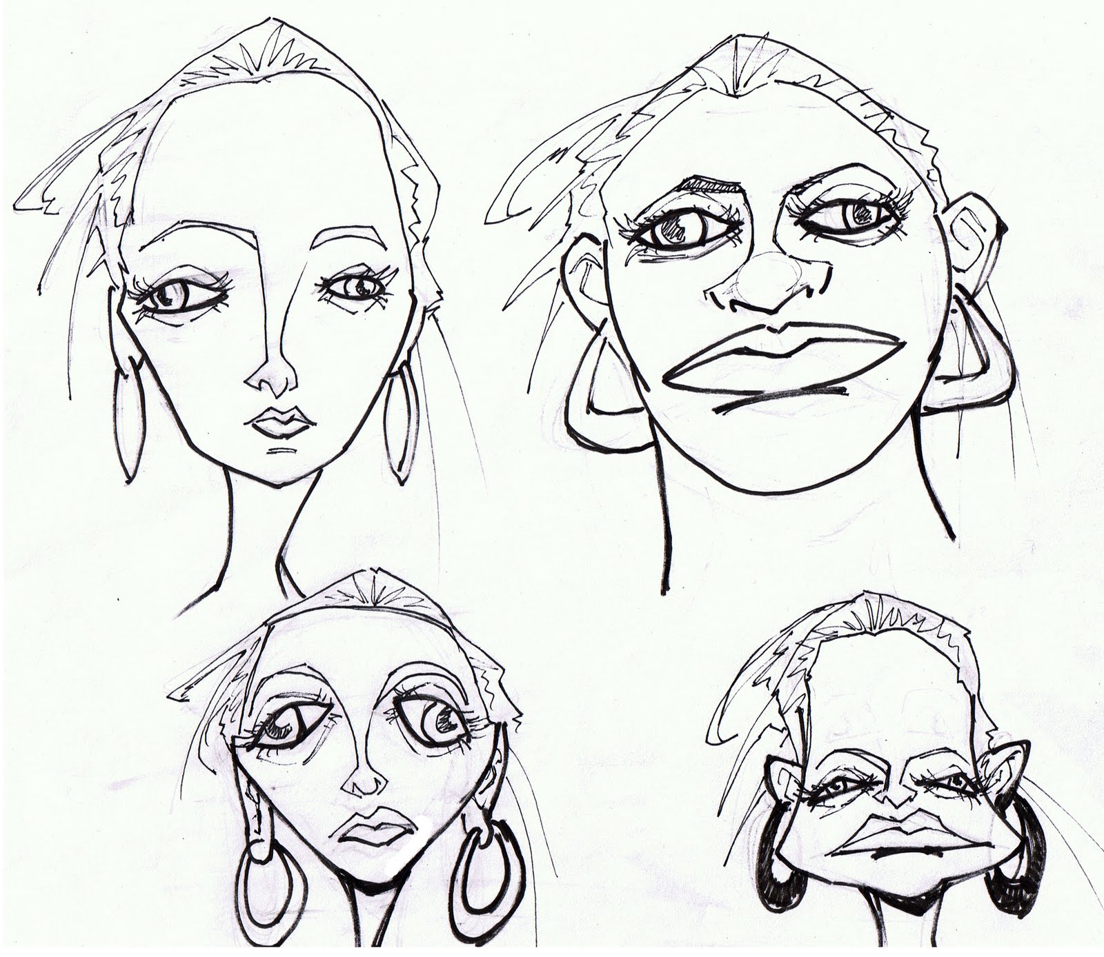 Ezra Lau Art Blog: Exaggeration: