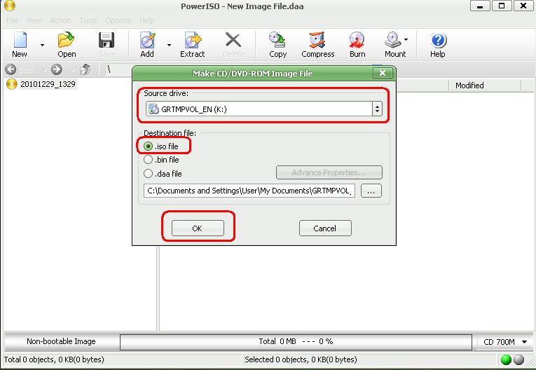 Uchiha: Membuat File .ISO (Image File) Dengan Power ISO