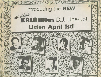CLASSIC DJ & RADIO SCRAPBOOK: KRLA "Aircheck" Reunion, April 1, 1991