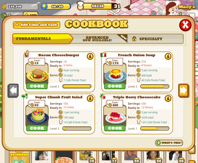 Sweet Heart ♥: Café World - Facebook