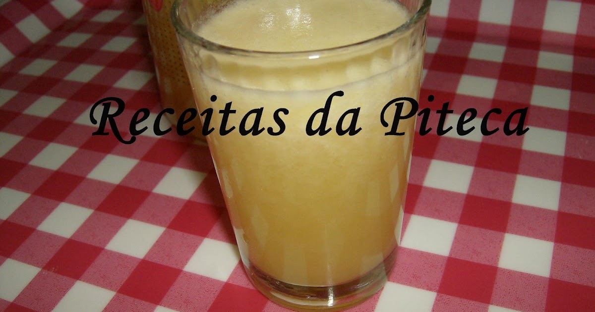 Sumo natural de ananás | Receitas da Piteca