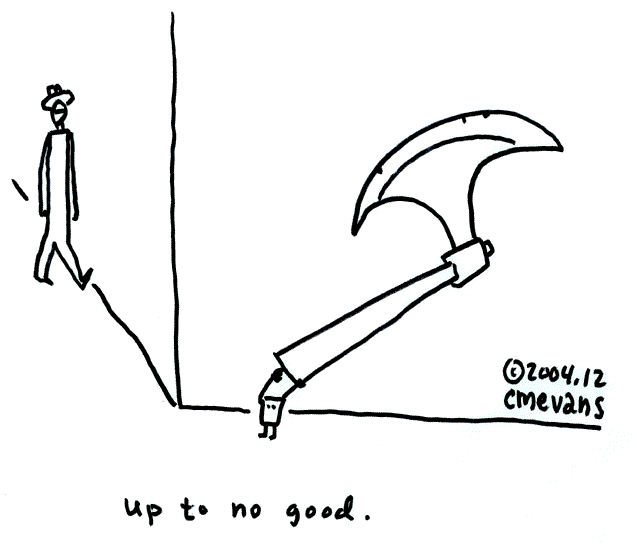 HP LOVECRAFT IS MY PAPERBOY: Cartoon - Up to No Good