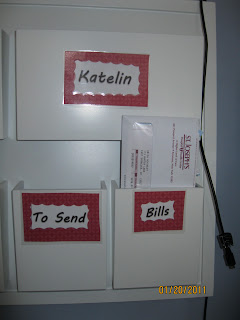 My Evolving Home: Day #17 ~ Getting Organized Challenge (The mail station)