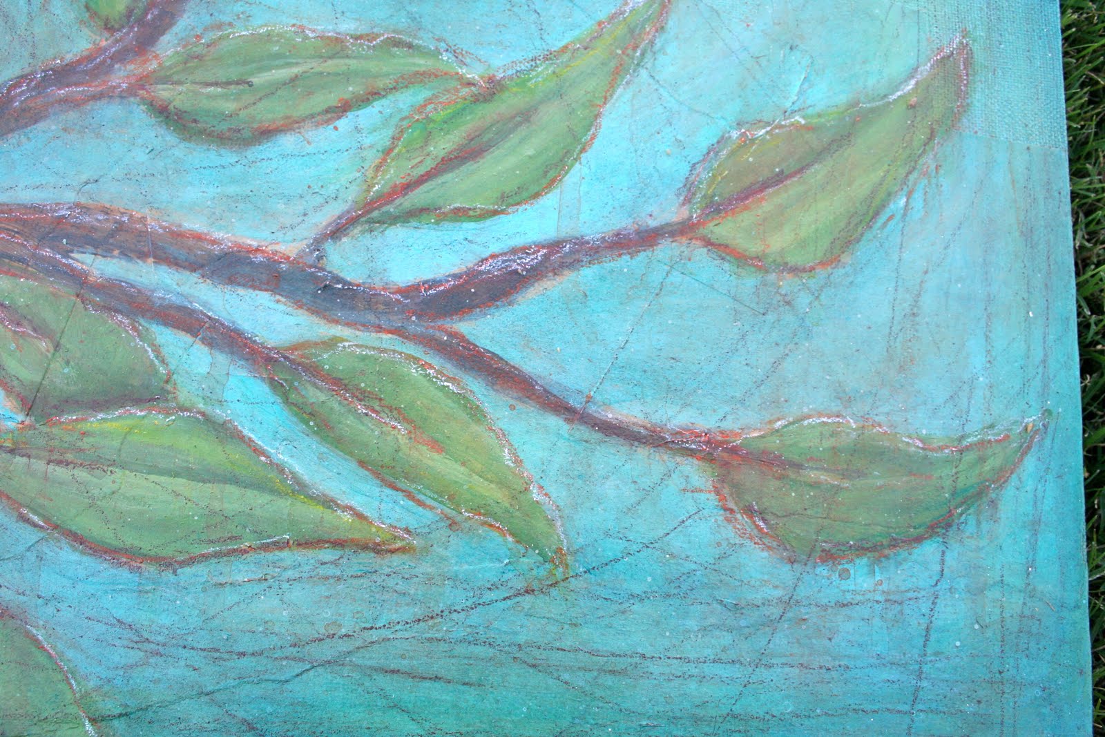 E Makes Art: Finished Painting: Branching Out