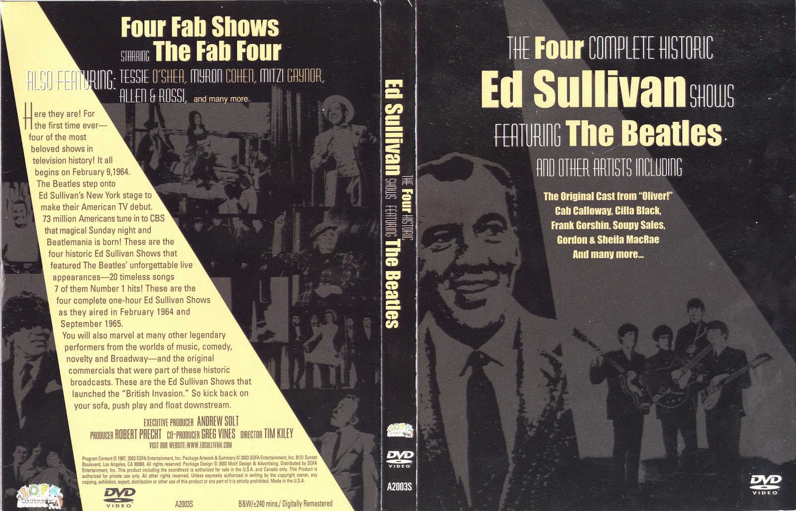 jfn Beatles Music & Memories: Four Complete Historic Ed Sullivan Shows ...