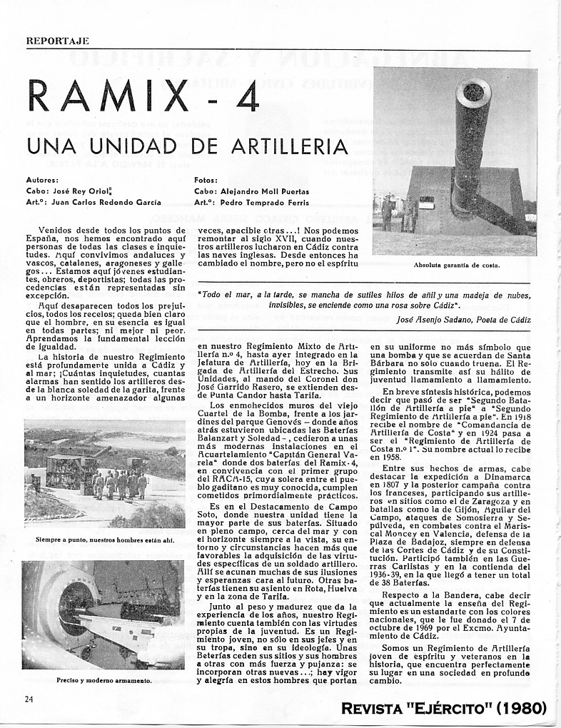Sevilla y la Artillería: ARTÍCULO SOBRE LA HISTORIA DEL RAMIX-4 ENVIADA ...