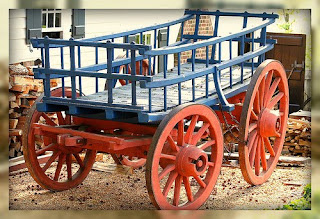 Living In Williamsburg, Virginia: Wagon Behind the Wheelwright's Shop ...