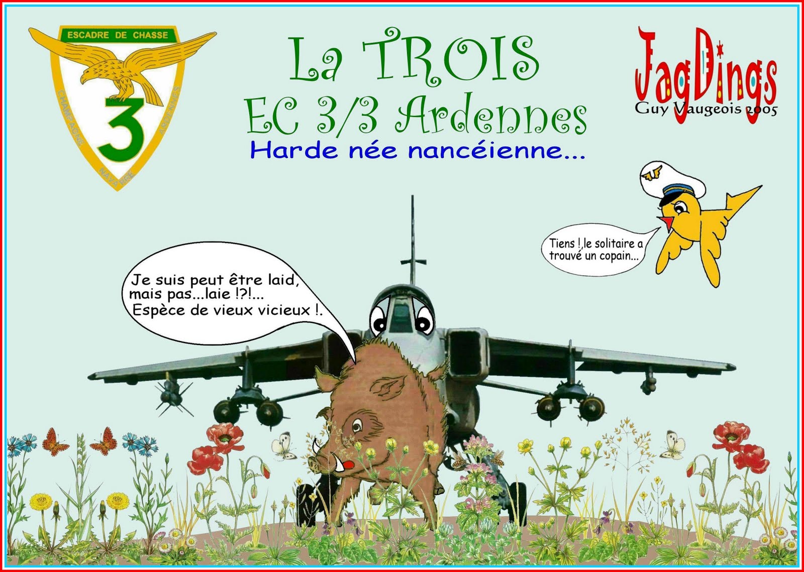 L'aviation vu par les dessins.