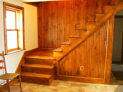 Felted Treasures: Home Renovation - Back Stairs