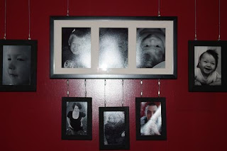 Thousand Square Feet: I finished the sentence or the DIY Trapeze Frame ...