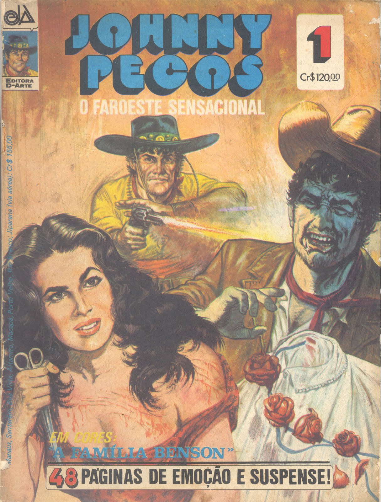 Personagens dos Gibis: JOHNNY PECOS / DJANGO