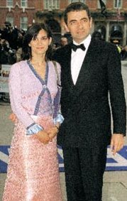 world sport stars: Mr Bean Rowan Atkinson Family Photos