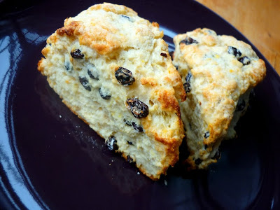 Food for Poems: Scones with Currants and Yoghurt