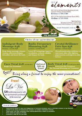 Best Bargain, Discount, Promotions and Events: Spa Elements July Promotion
