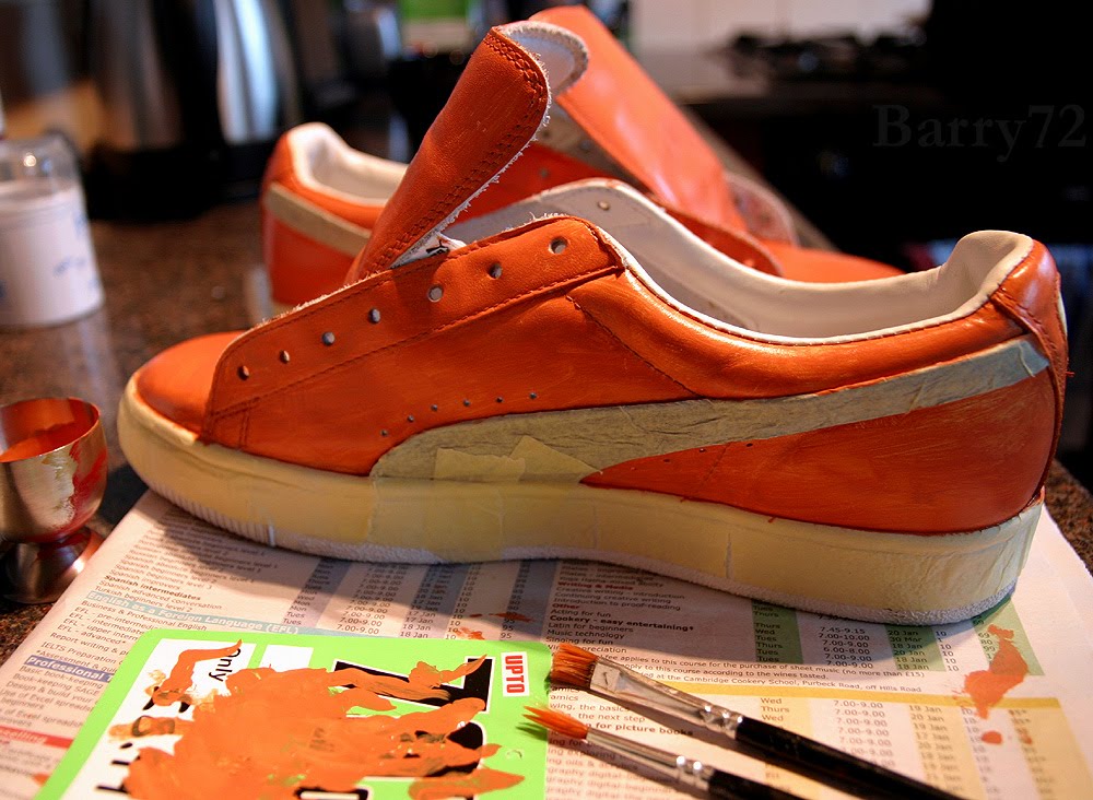Barry the Butcher: Puma Basket Custom