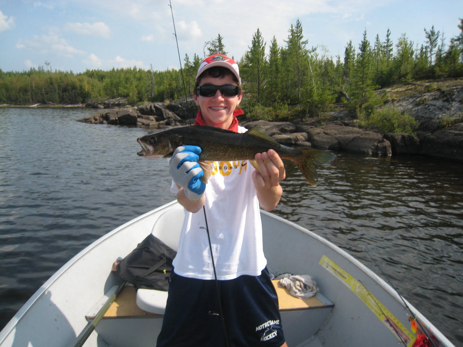 Hockey players love to fish too! | Amik Outposts