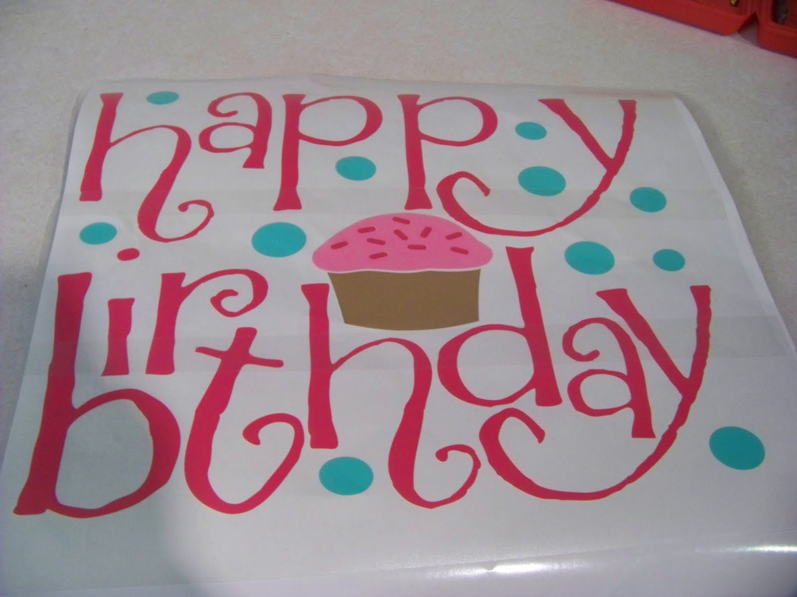 Signature Creations: Happy Birthday Sign
