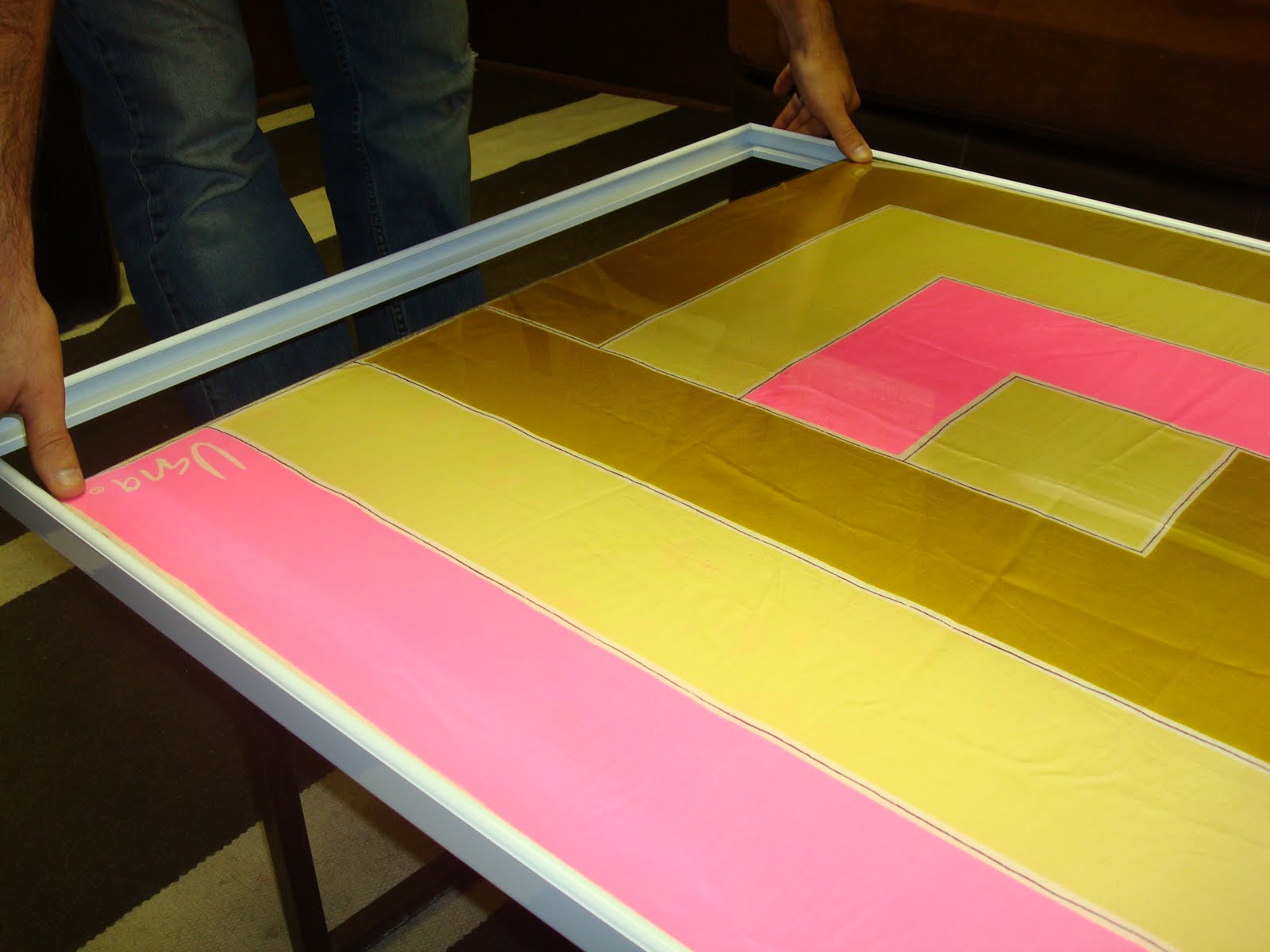 How to frame a scarf - Showit Blog