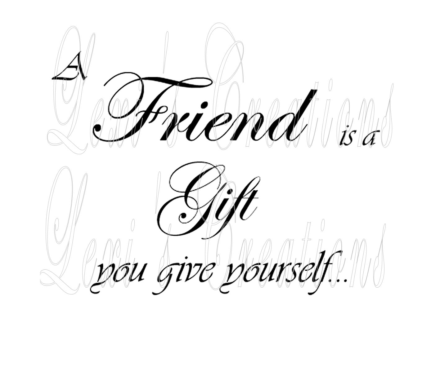 Lexi's Creations: New sentiment word art available at Lexi's Doodles....