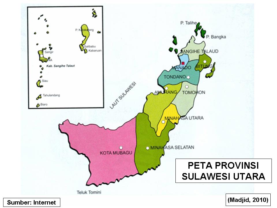 PETA DIGITAL: Peta Provinsi Sulawesi Utara 03