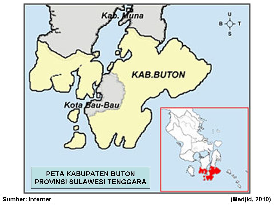PETA DIGITAL: Peta Kabupaten Buton Provinsi Sulawesi Tenggara