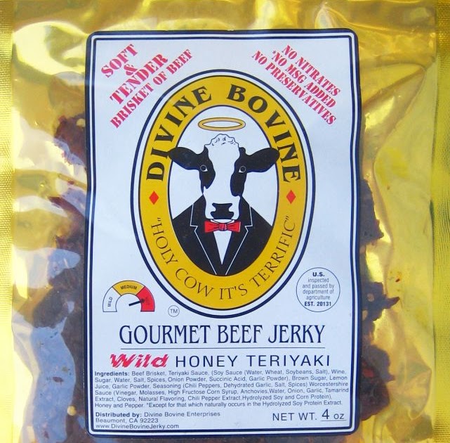 Divine Bovine - Wild Honey Teriyaki ~ Beef Jerky Reviews