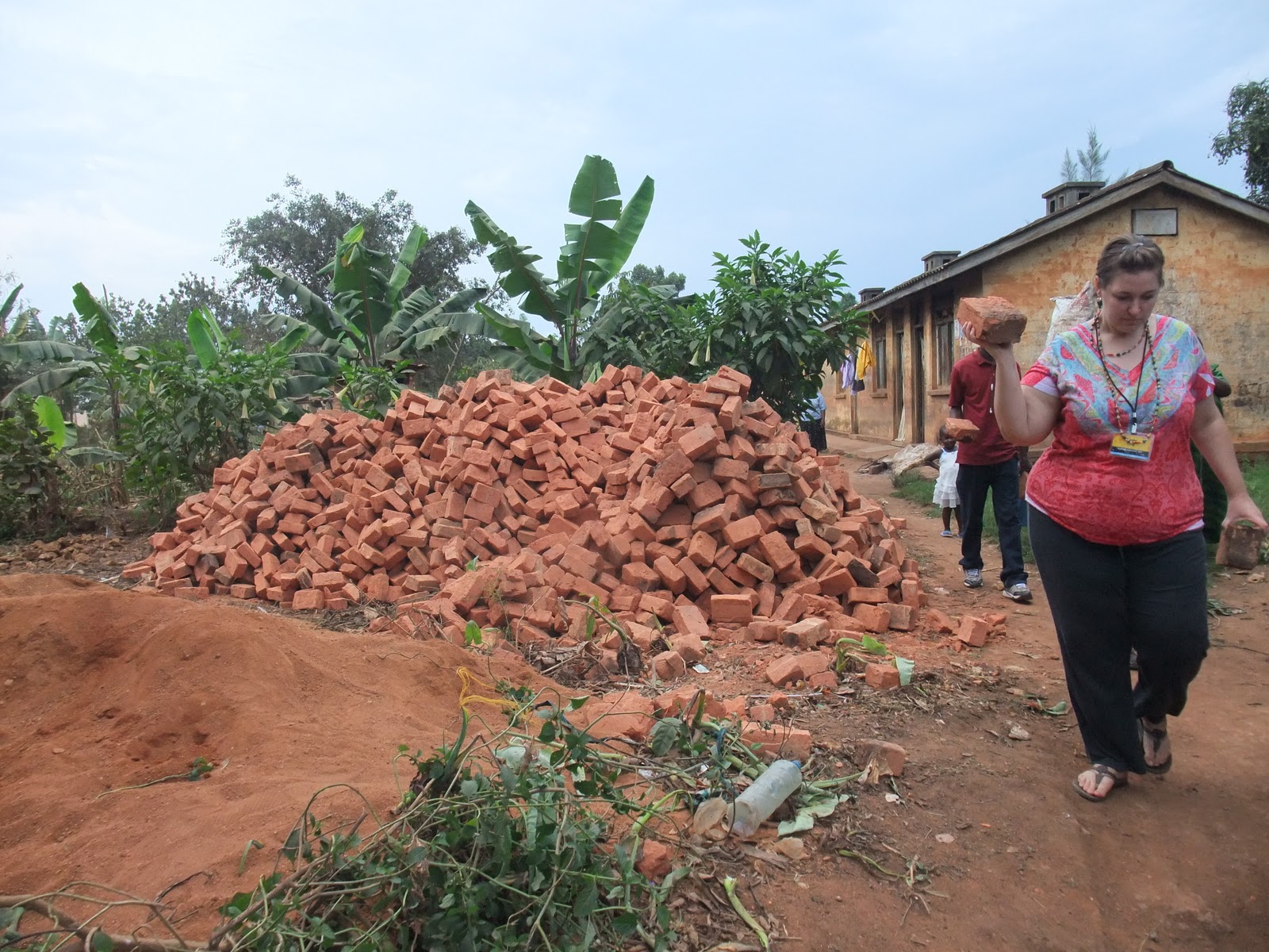 Our Uganda Adventure: We Get to Build A Brick House! (Well, Part of It