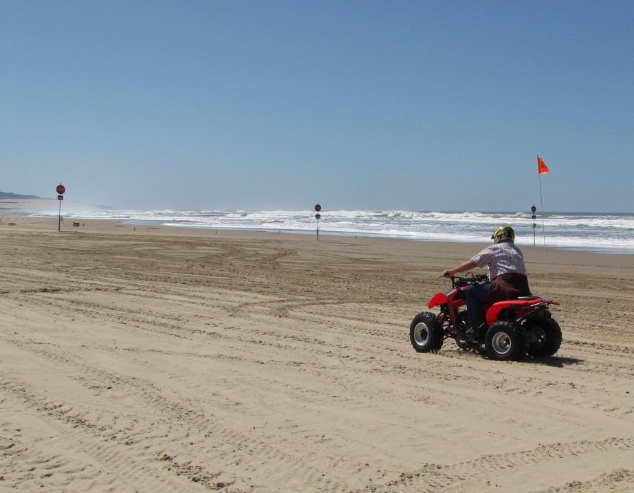 Mountain Green Messenger: Riding ATVs at Pismo Beach