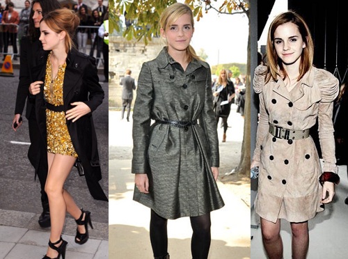Fashion, Beauty and Lifestyle: Emma Watson e i suoi trench coat Burberry