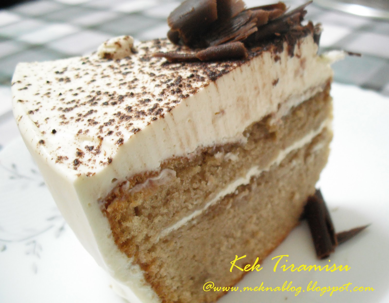 MeknaBlog BAKEatHOME: Kek Tiramisu....akhirnya