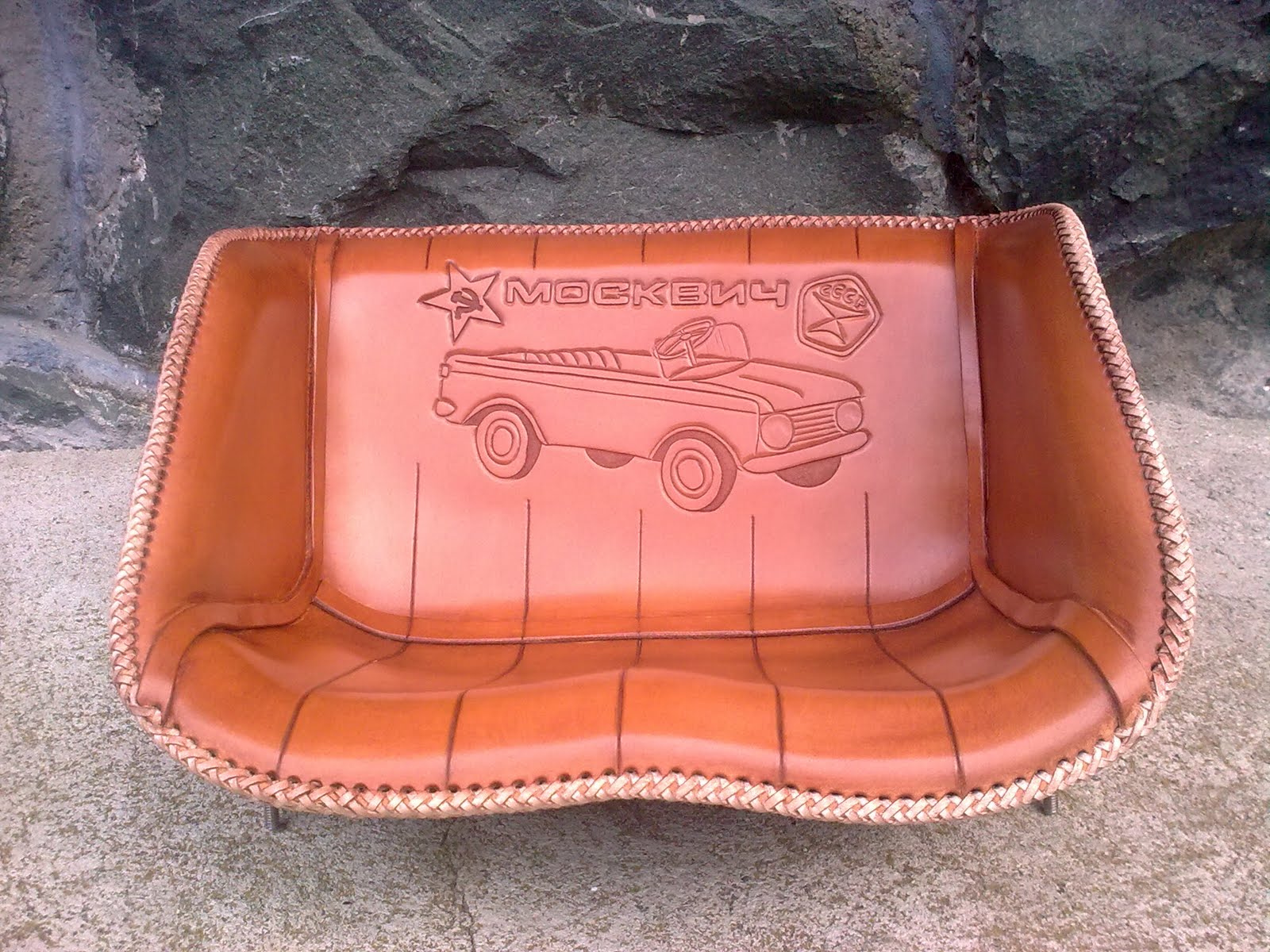 Noggdesign: Pedálos Moszkvics ülés. (pedal car's seat)