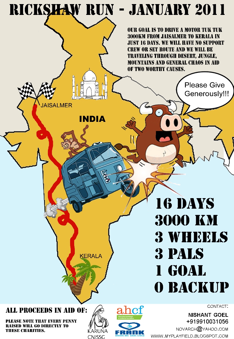 The rickshaw run 2011: THE CHARITY