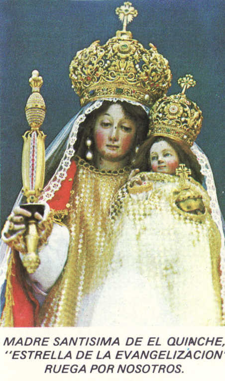 ESPIRICONTIGO: PATRONA DE ECUADOR, NUESTRA SEÑORA DE QUINCHE.