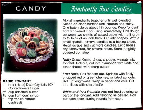 Memere's Favorite Recipes: Fondantly Fun Candy! BASIC FONDANT